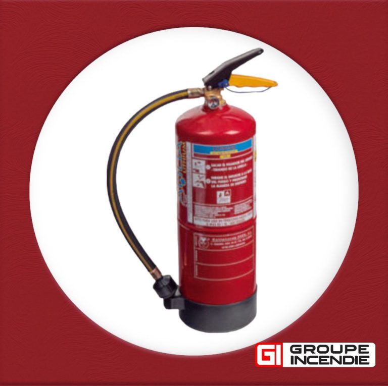 Extincteur lithium – Groupe Incendie